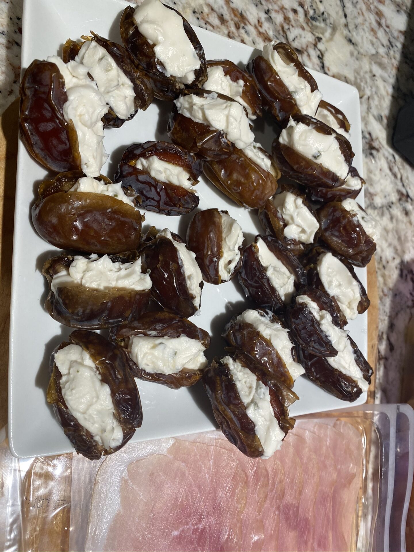 Stuffed dates appetizer recipe- How to make stuffed dates.