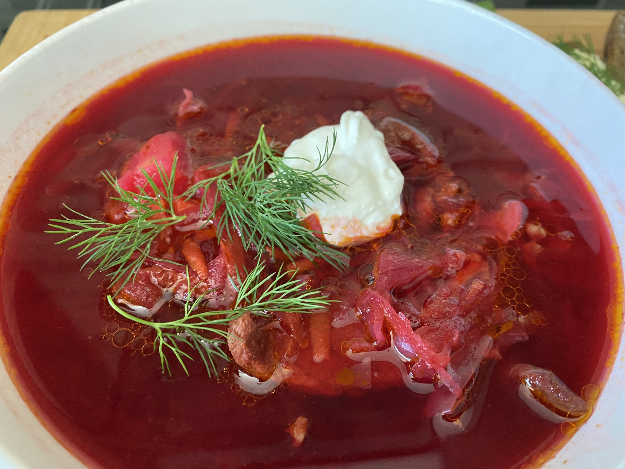 Best Ukrainian Borscht recipe - How to cook this beets soup. - Places and Recipes